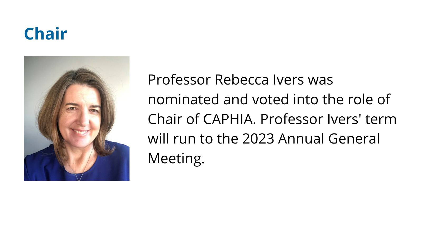 CAPHIA Governance: Board Election Results • Council of Academic Public ...